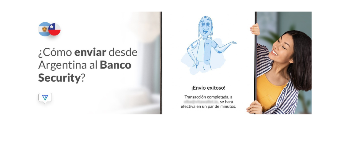 Transfiere al Banco Security de Chile estando en Argentina - Vita Wallet