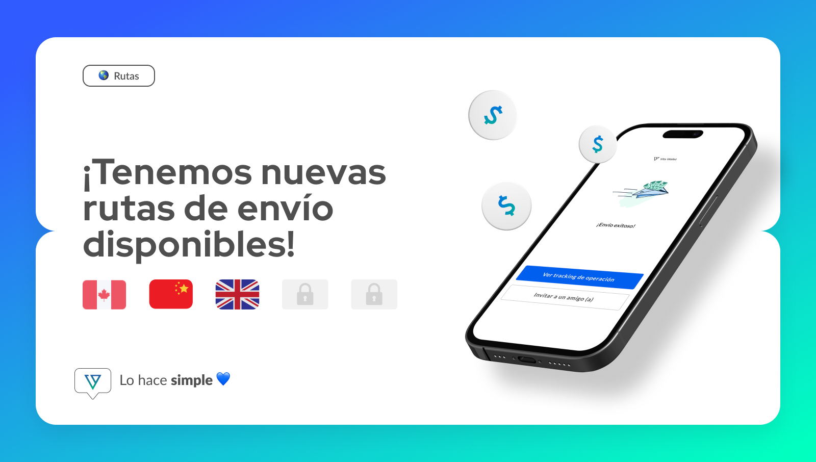 Nuevas rutas disponibles en tu Vita Wallet - Vita Wallet