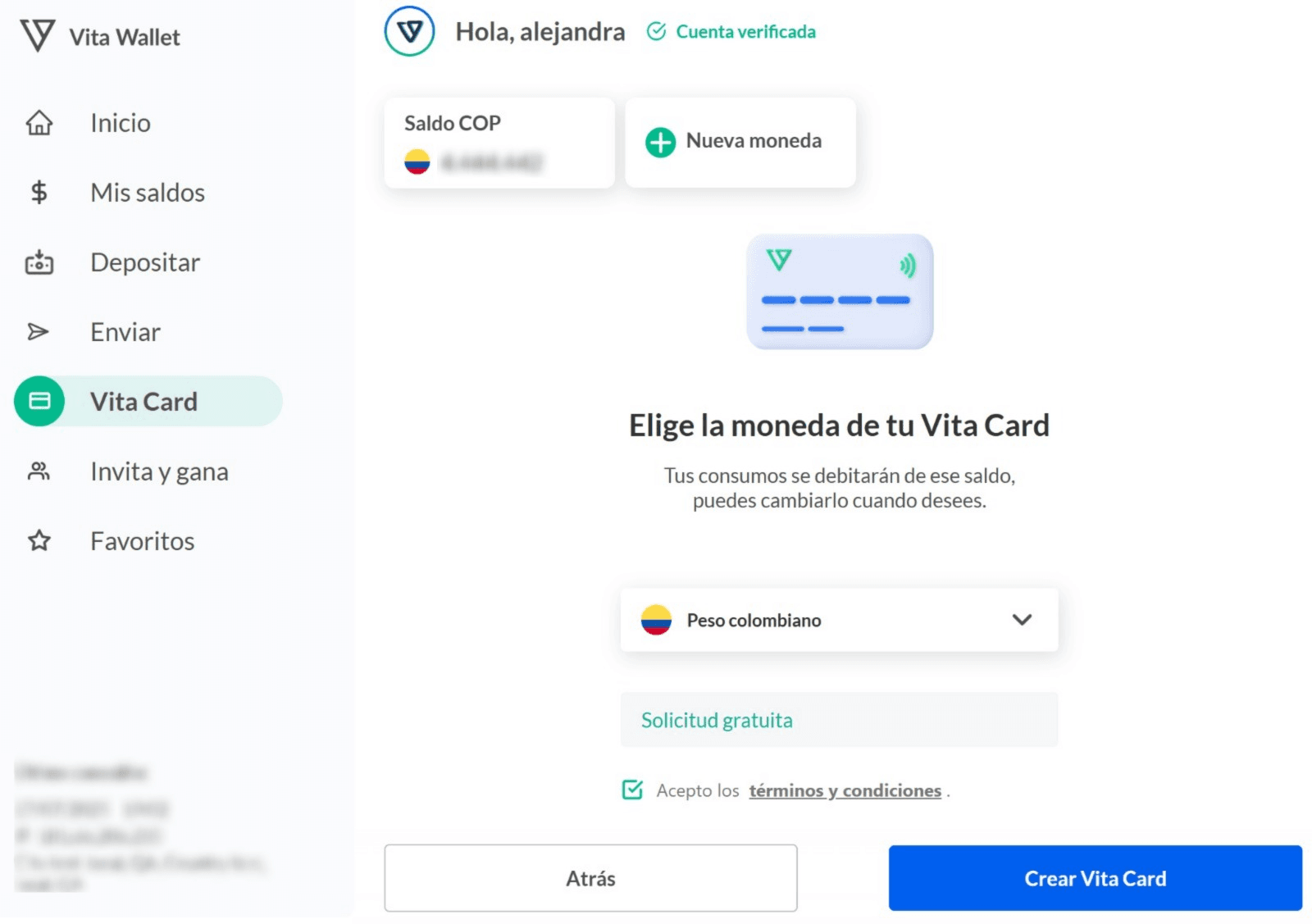 Descubre las funciones de tu Vita Card en Colombia - Vita Wallet