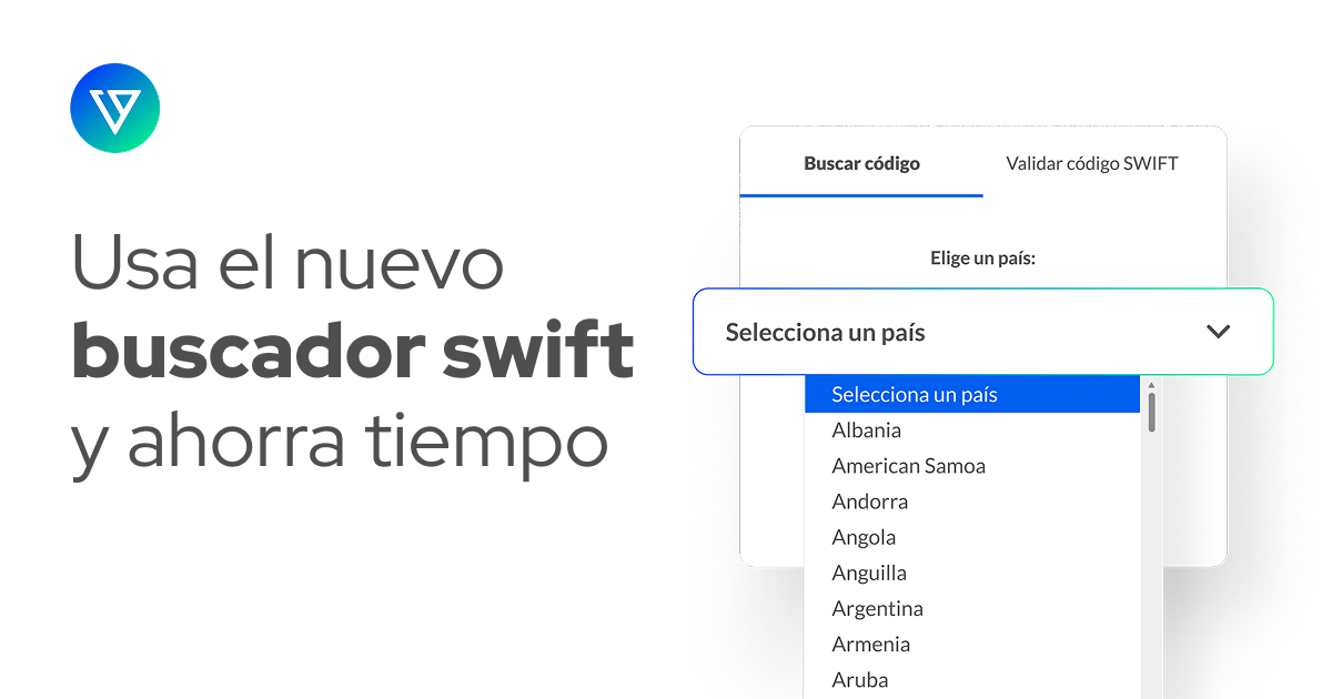 Vita Wallet | Busca el código SWIFT /BIC